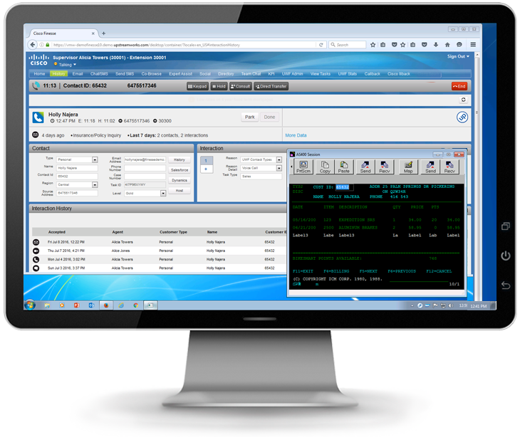 Contact center software integration - Upstream Works